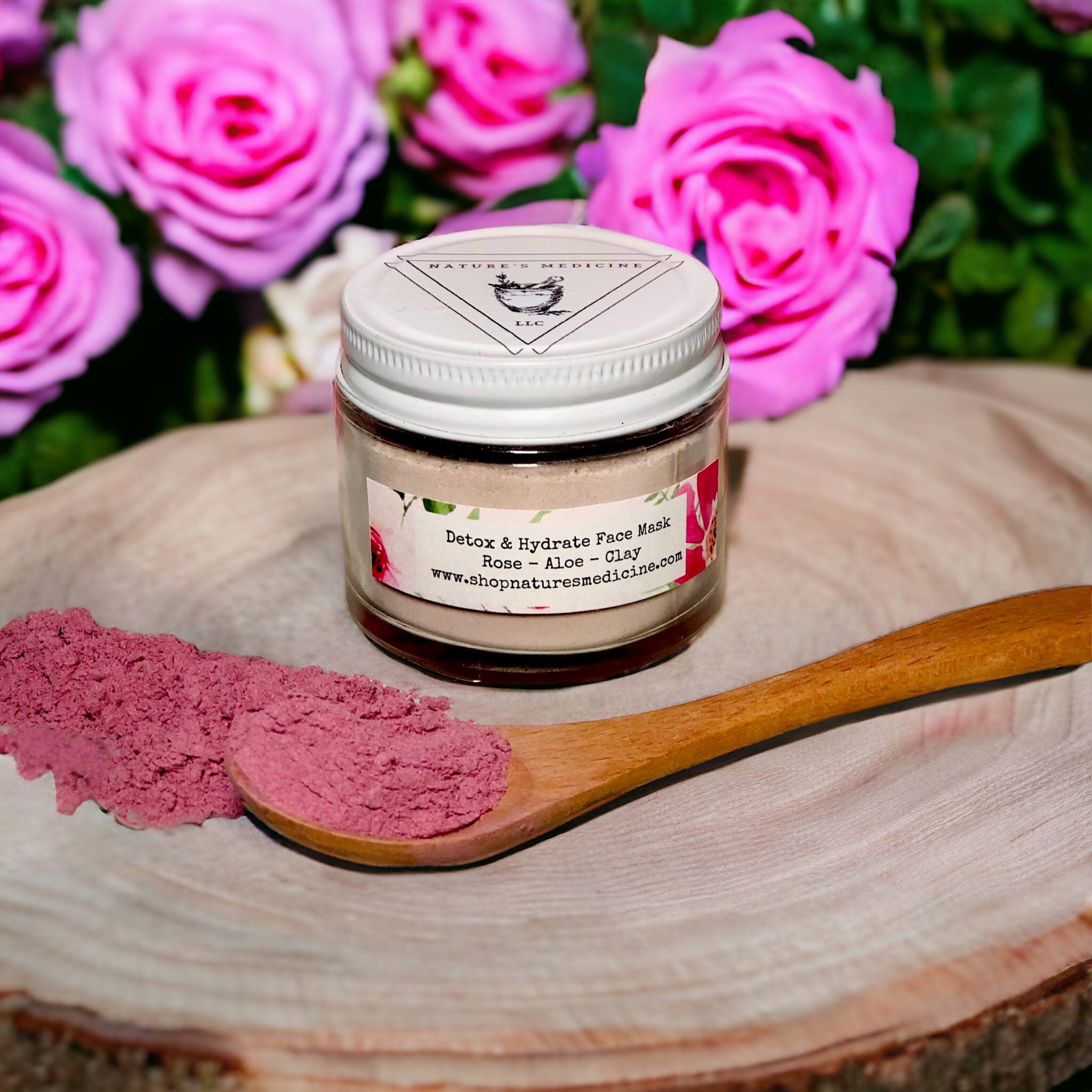 Rose Clay Mask Natures Medicine Llc